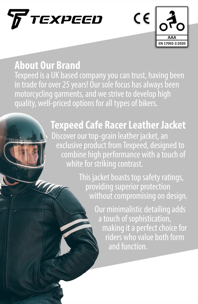 Touring Leather Motorcycle Jacket with CE Armour | Texpeed