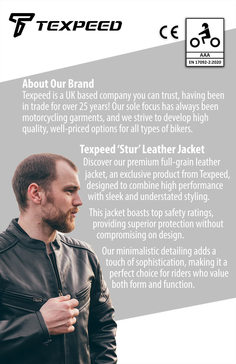 Classic Touring Leather Motorcycle Jacket | Texpeed
