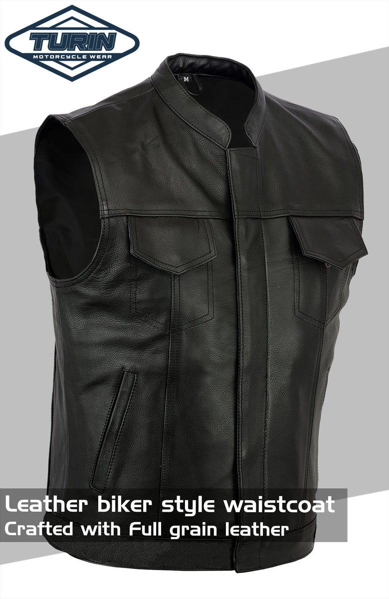 Buy Texpeed Sons of Anarchy Inspired Motorcycle Waistcoat